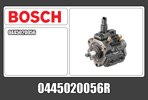 KUNNOSTETTU BOSCH CR PUMPPU (VAIHTO-OSA) 0445020056R - DIESEL Bosch...